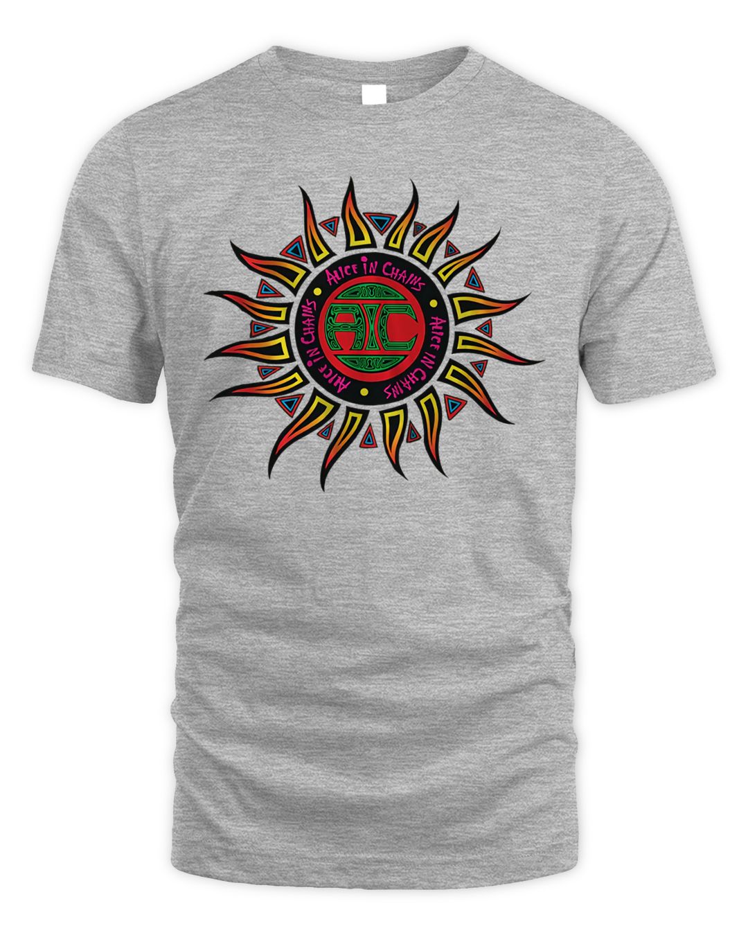 Alice in Chains Merch Sun Logo Shirt