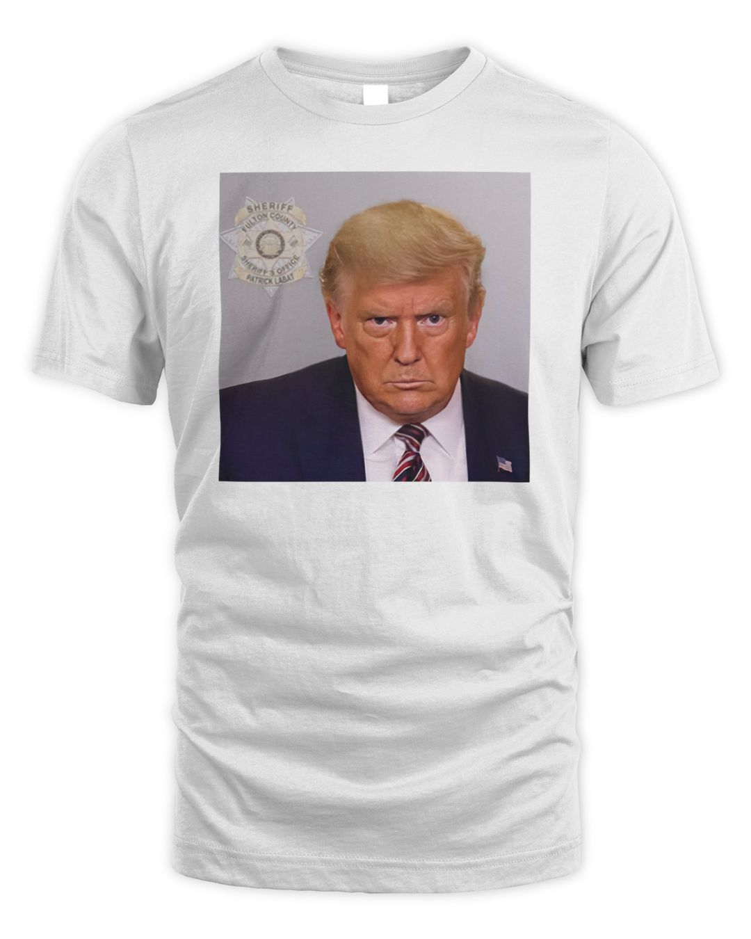 Donald Trump Mugshot Fulton County Sheriff Office Patrick Labat Shirt ...
