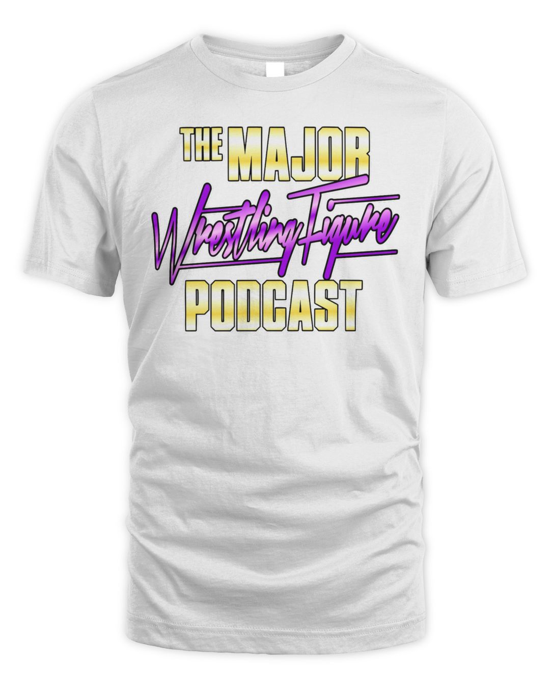 Major Pod Merch Wrestling Figure Logo Shirt